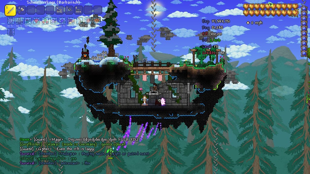 Mage bypassing the caps filter to enter F word in caps - Report a ...